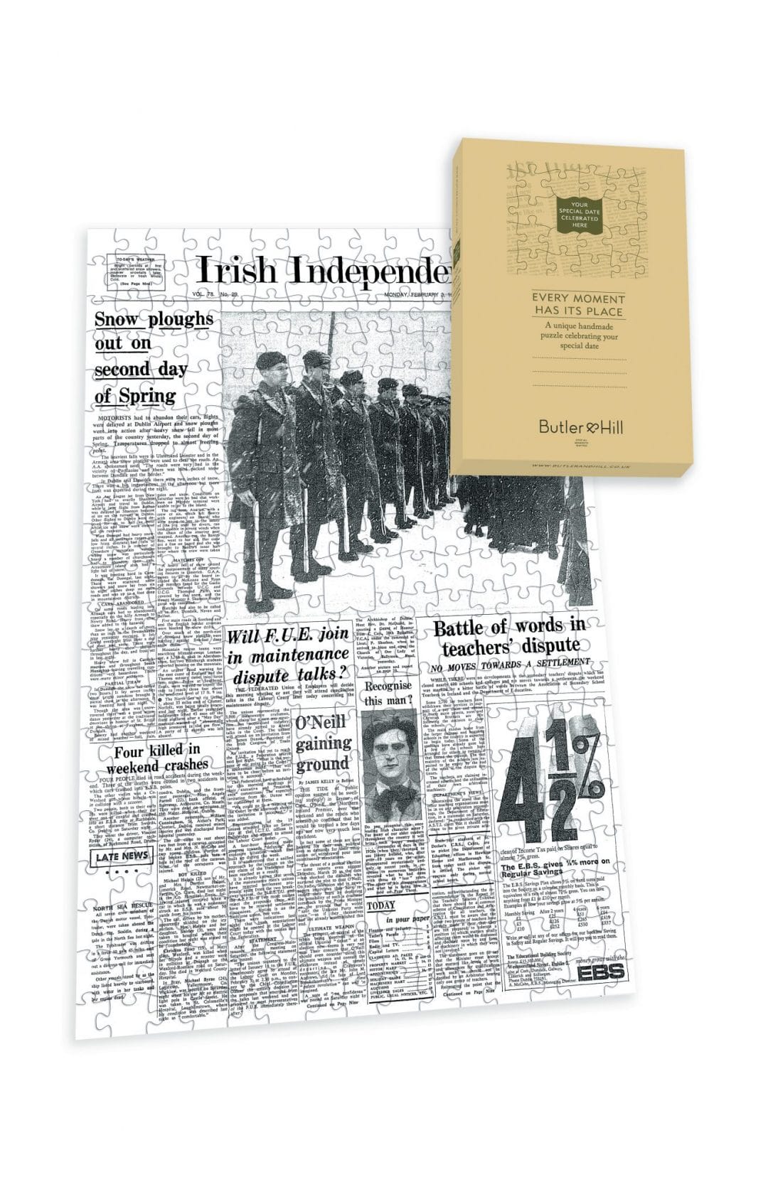 Front Page Jigsaw Puzzle - Memorable Moments